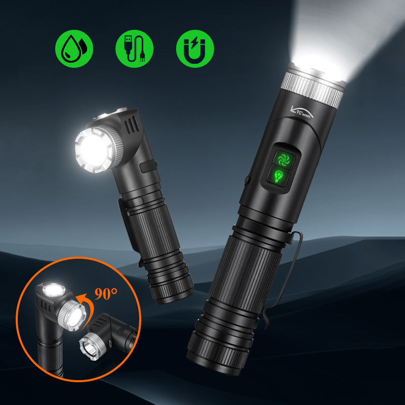 Multi-Function LED Flashlight with Magnetic Base – berlinfog
