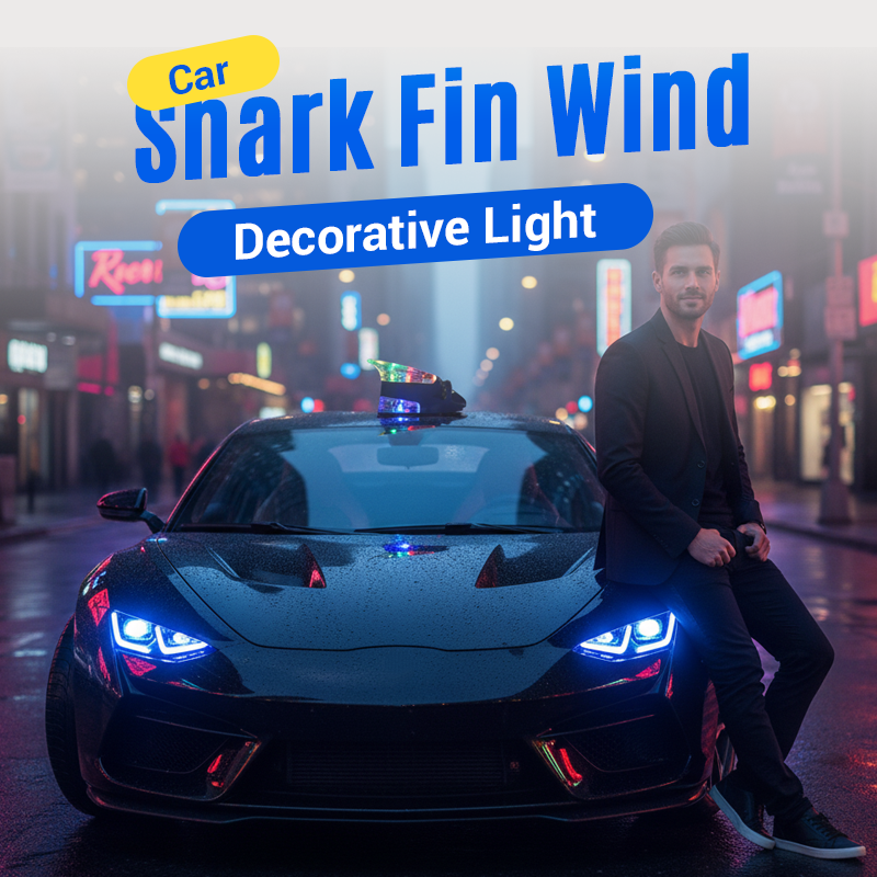 Auto-Haifischflosse Wind-Dekorationsleuchte – berlinfog